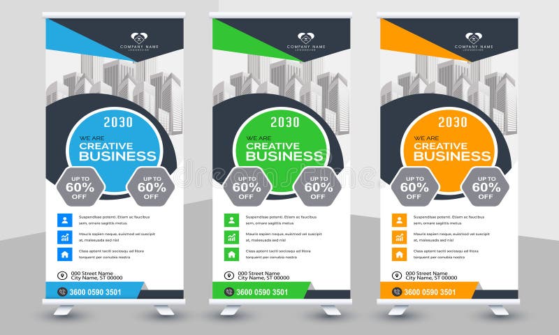 Creative Business Roll Up Banner Design. Standee Design Corporate ...