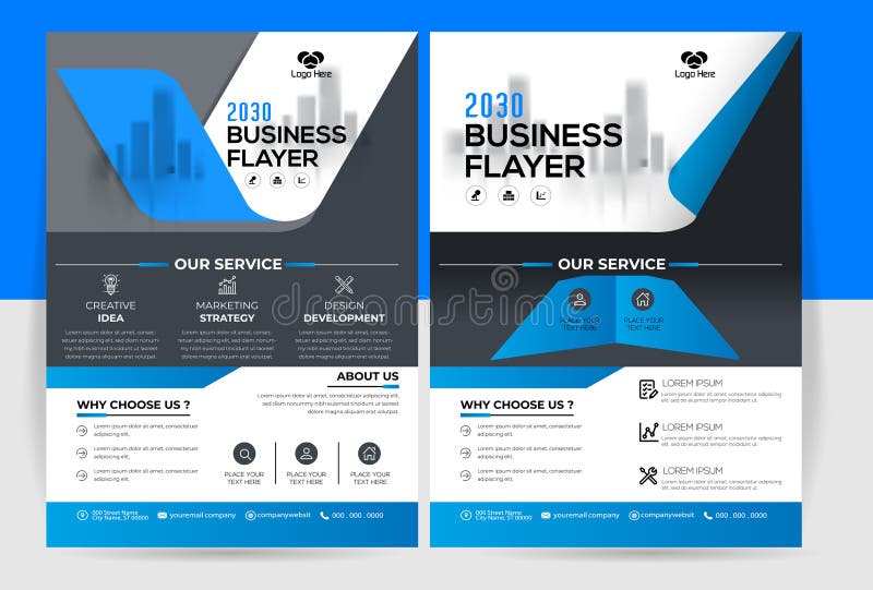 Creative Company Flyer. Business Annual Report Design, Modern A4 ...