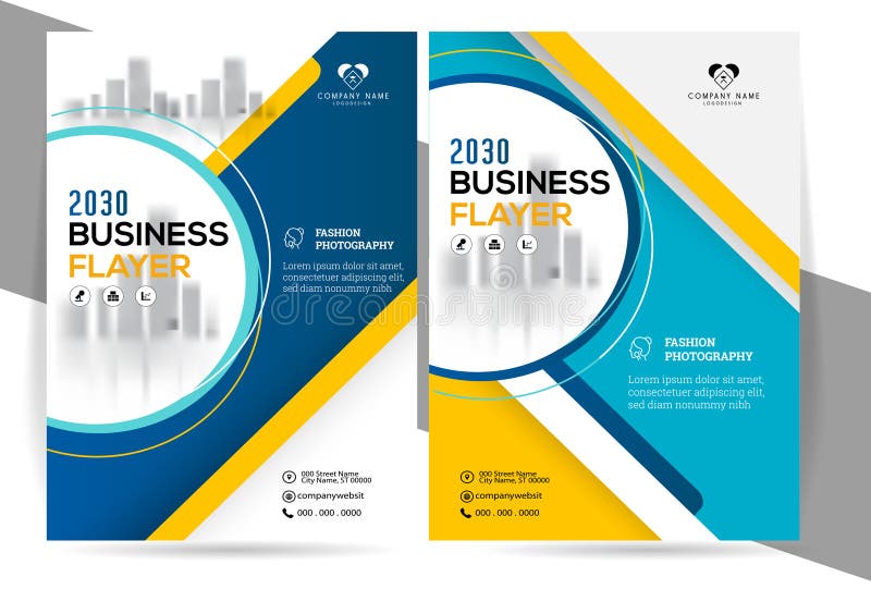 Creative Company Flyer. Business Annual Report Design, Modern A4 ...