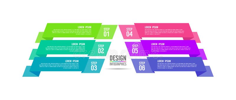 Numbered List Business Infographic Element Vector Stock Vector ...