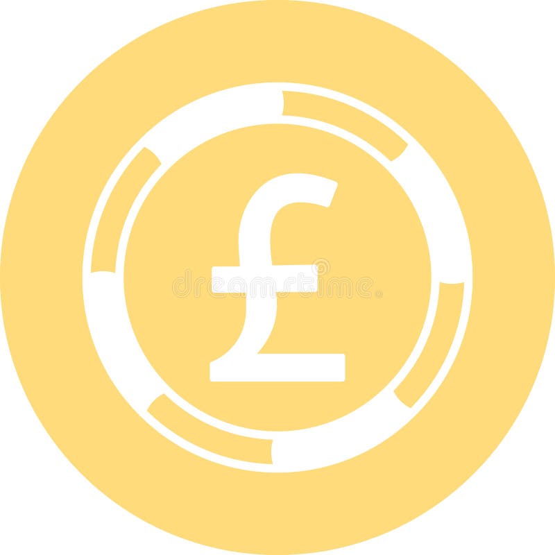 Pound Sterling Which Can Easily Edit or Modify Stock Vector ...