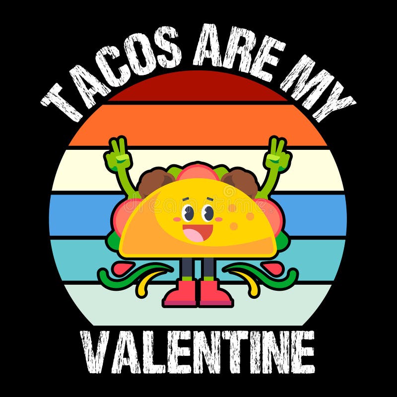 Number 1 Tacos. Mexican Fast Food Font One Stock Vector - Illustration ...