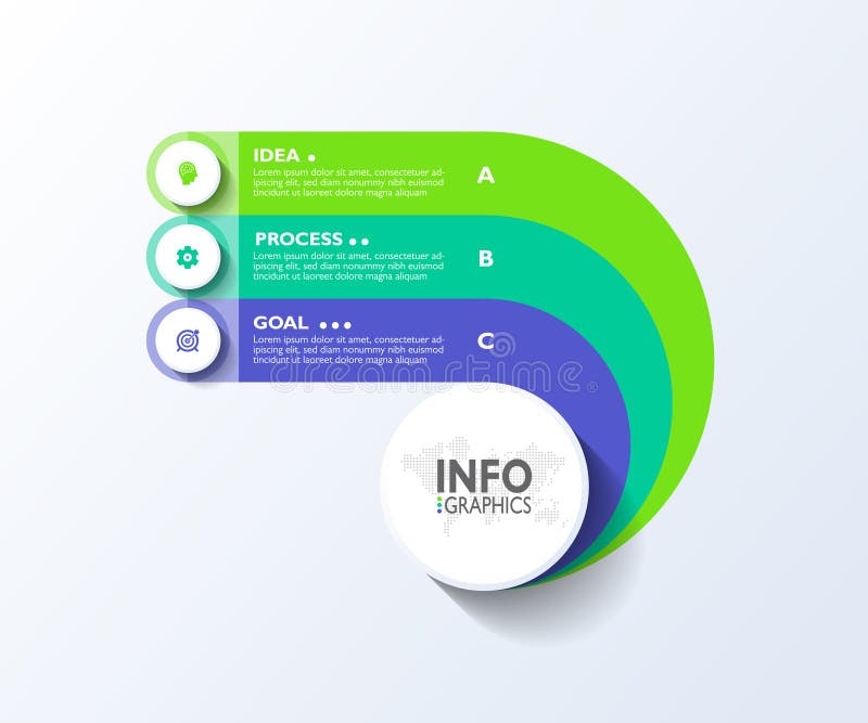 Infographic Business Icon Template Design Stock Illustration ...