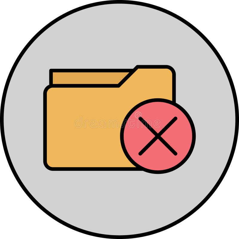 Folder Which Can Easily Edit or Modify Stock Vector - Illustration of ...