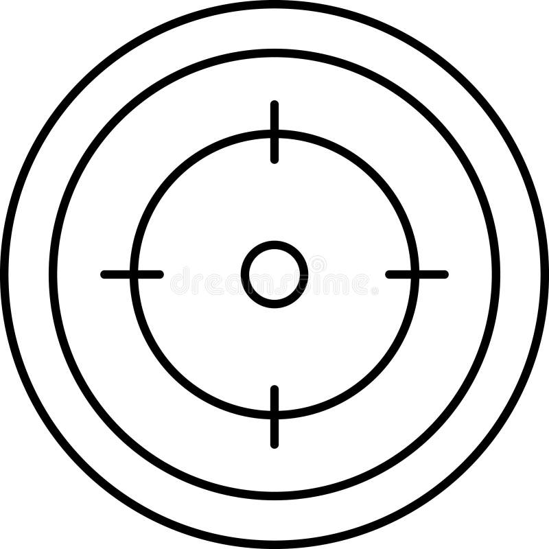 Target Which Can Easily Edit or Modify Stock Vector - Illustration of ...