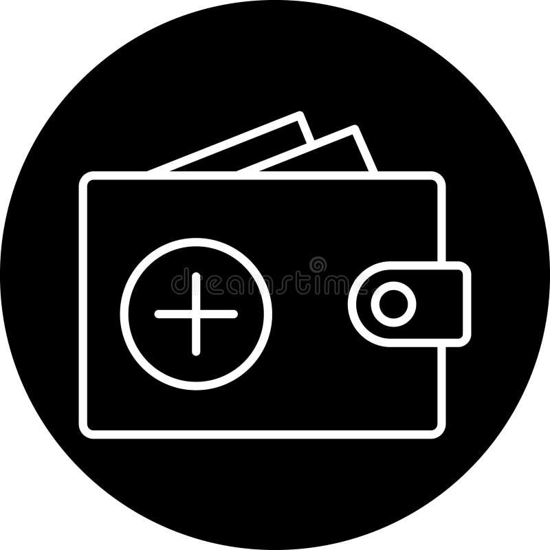 Wallet Which Can Easily Edit or Modify Stock Vector - Illustration of ...