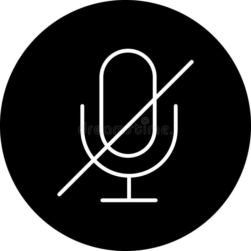 Mute Which Can Easily Edit or Modify Stock Vector - Illustration of ...