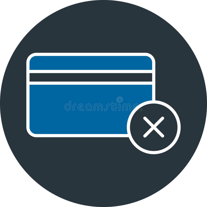 No Credit Card Which Can Easily Edit or Modify Stock Illustration ...