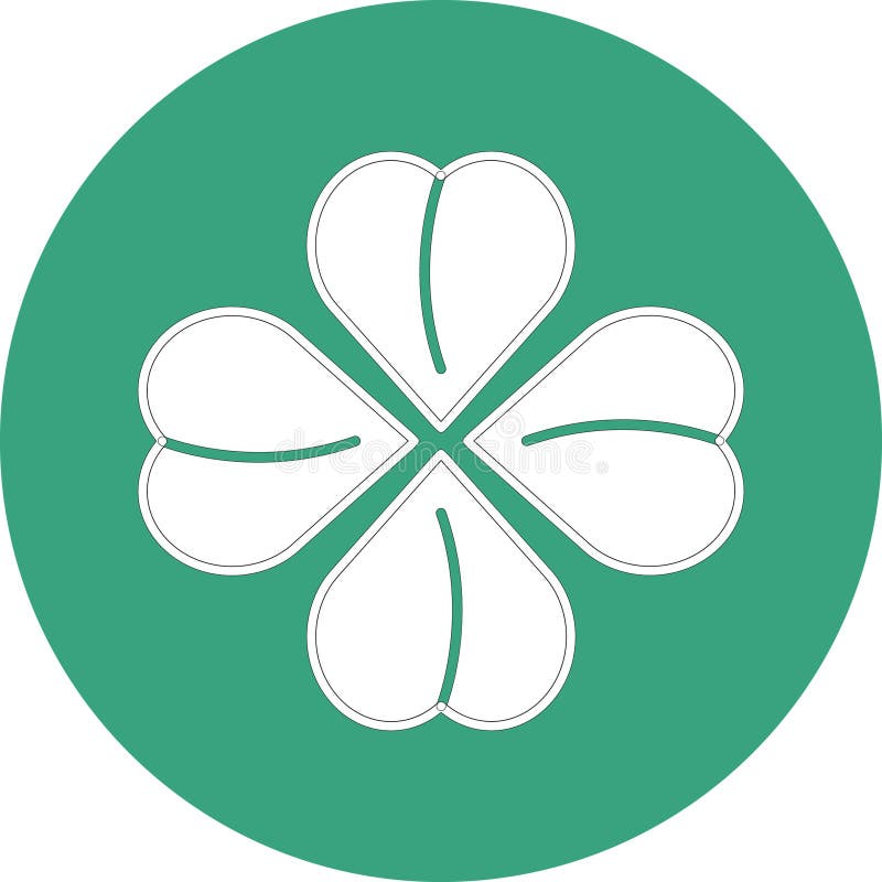 Clover Which Can Easily Edit or Modify Stock Illustration ...