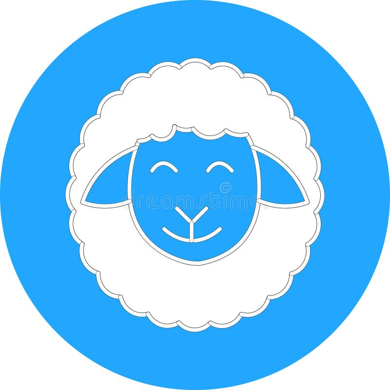 Sheep Which Can Easily Edit or Modify Stock Illustration - Illustration ...