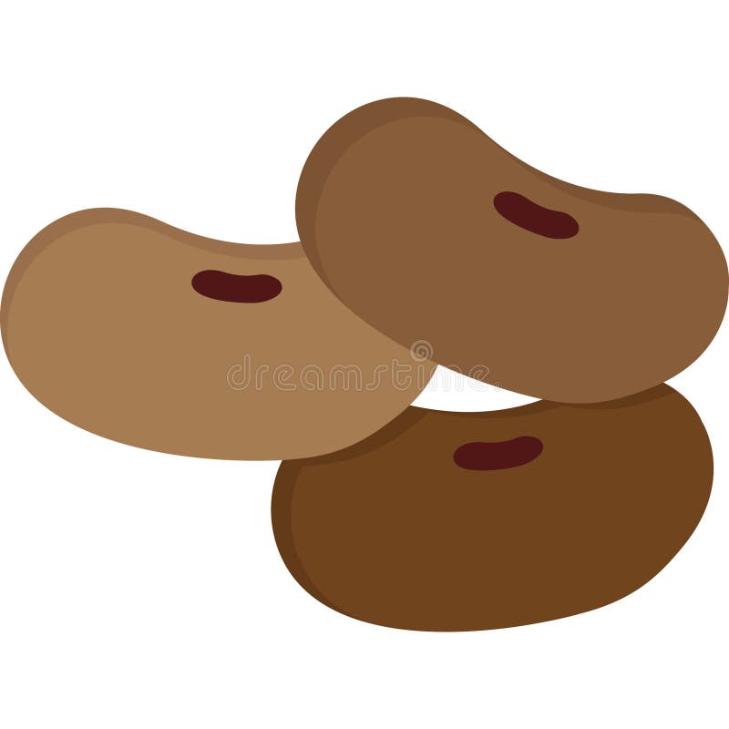 Beans Which Can Easily Edit or Modify Stock Vector - Illustration of ...