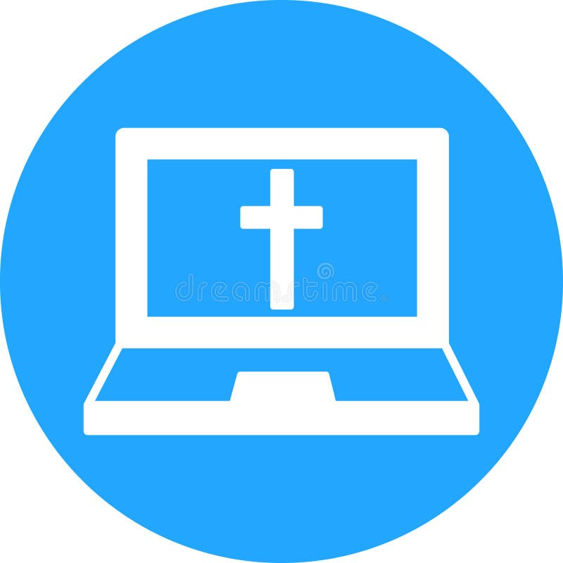 Digital Christian Cross Which Can Easily Edit or Modify Stock Vector ...