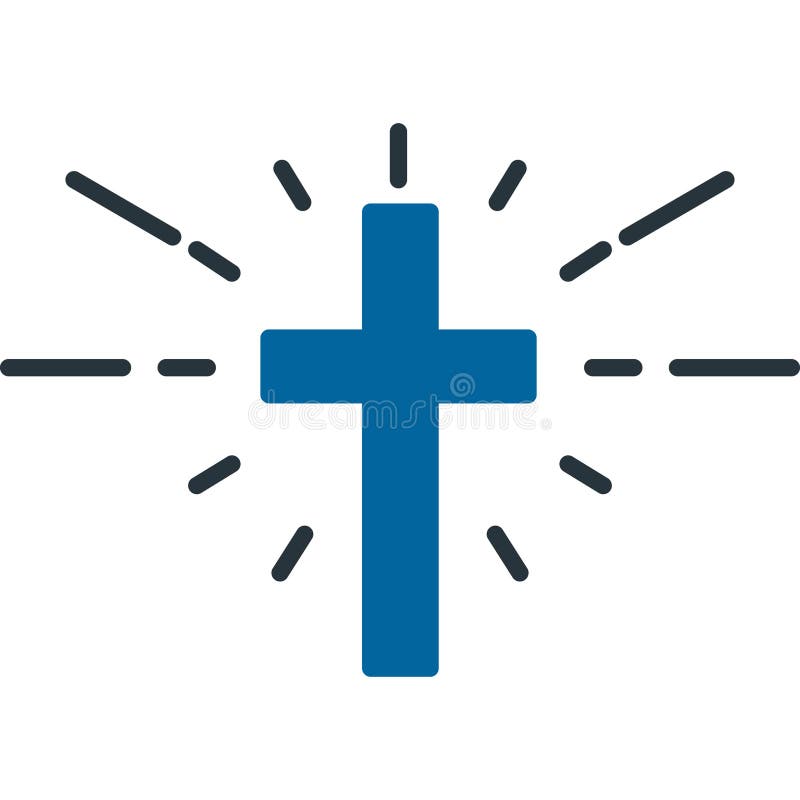 Cross Which Can Easily Edit or Modify Stock Vector - Illustration of ...