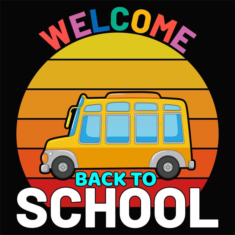 Welcome Back To School, Typography Design for Kindergarten Pre-k ...