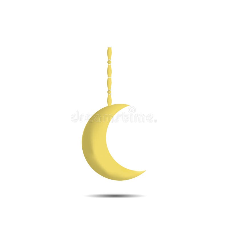 Simple 3d Moon. 3d Design Styles Stock Vector - Illustration of star ...