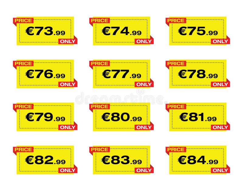 Price €73.99 - €84 stock vector. Illustration of special - 273026134