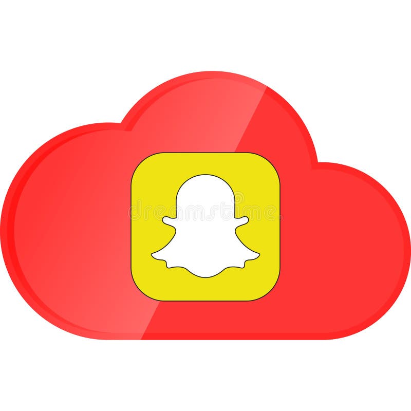 Snapchat Which Can Easily Edit or Modify Editorial Photo - Illustration ...