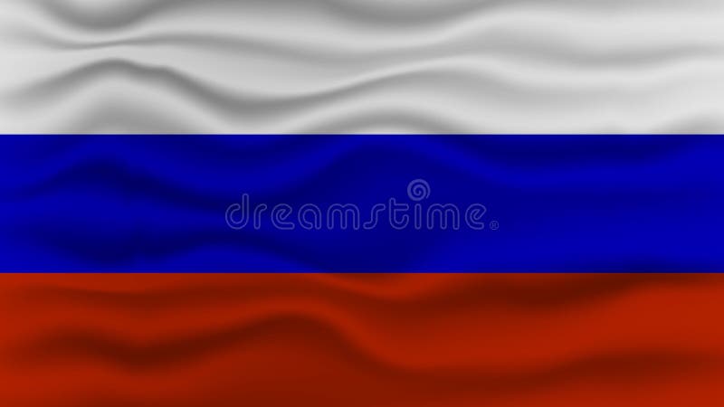 Russia Flag Wave Vector Design Stock Vector - Illustration of backdrop ...