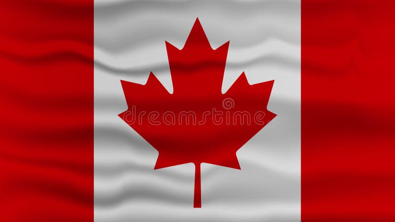 Canada Flag Vector Closeup Illustration Stock Illustrations – 170 ...