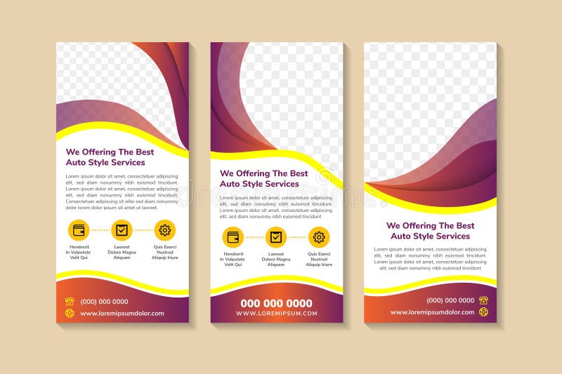 The Best Auto Style Services Roll Up Banners of Standard Size with ...