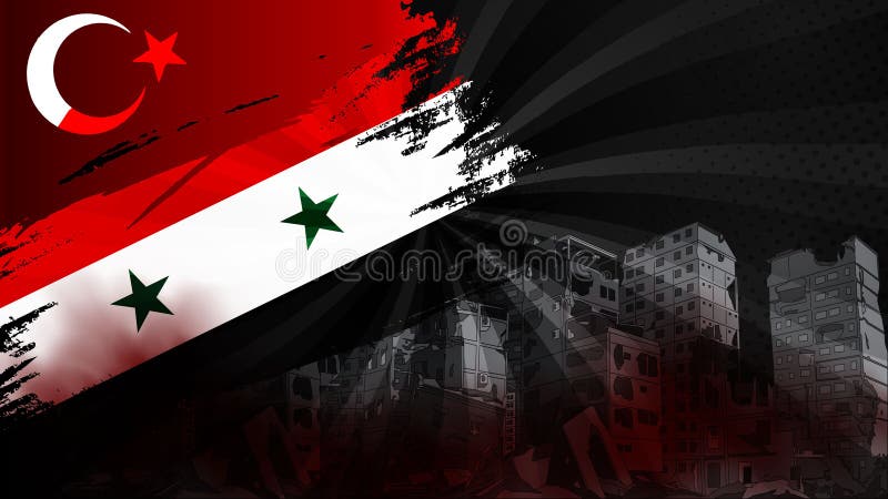 Turkey and Syria Flag - Turkey Earthquake - Syria Earthquake ...