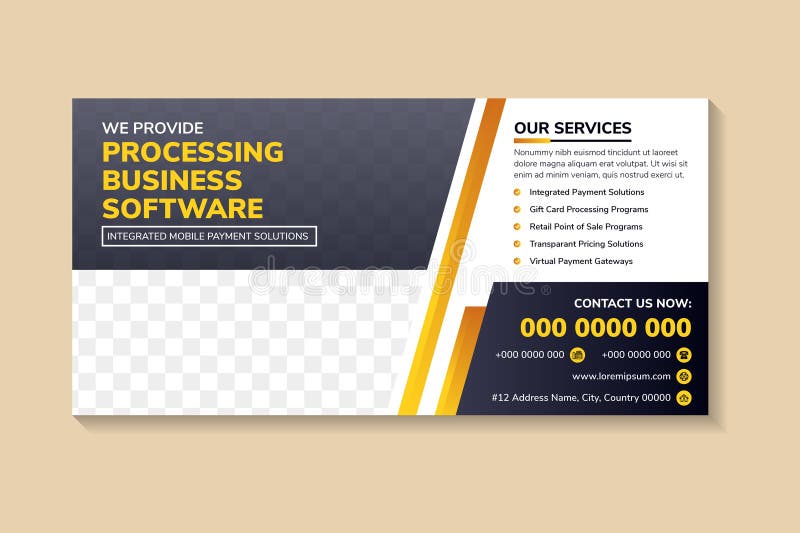Abstract Banner Design Web Template with Headline we Provide Processing ...
