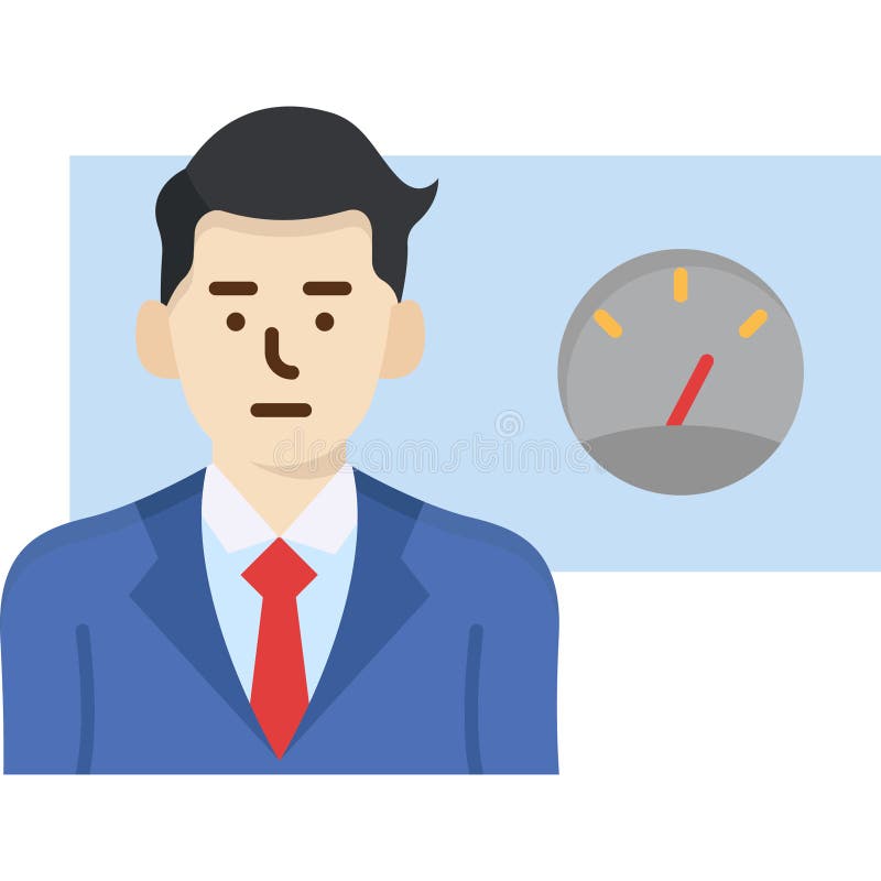 Employee Speed Which Can Easily Edit or Modify Stock Illustration ...