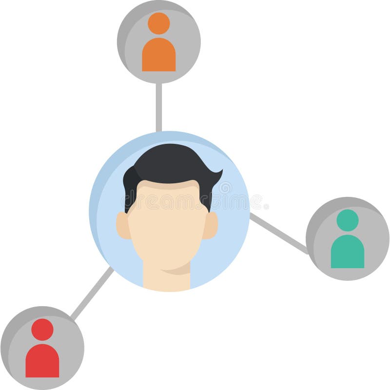 Team Structure Which Can Easily Edit or Modify Stock Illustration ...