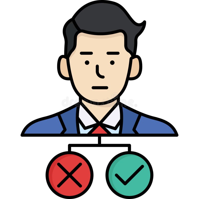 Decision Which Can Easily Edit or Modify Stock Illustration ...