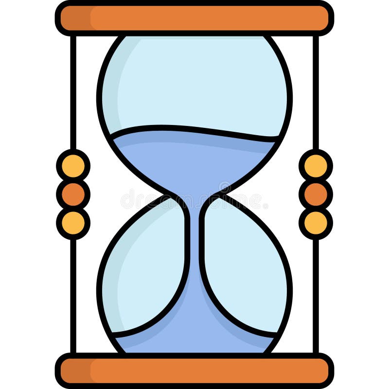 Hourglass Which Can Easily Edit or Modify Stock Illustration ...