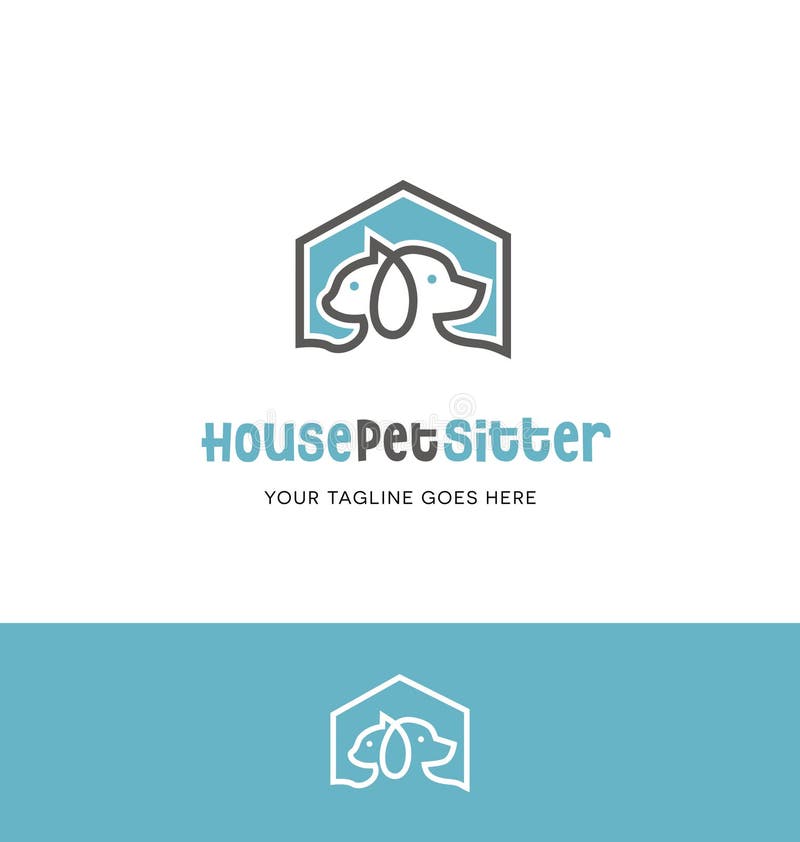 Abstract Dog and Cat Logo Design for Pet Sitting or Related Business ...
