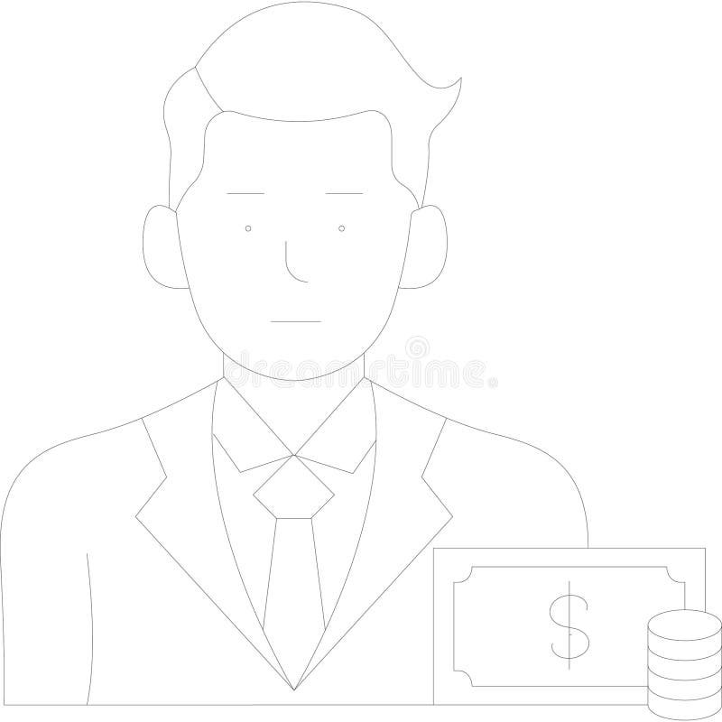 Investor Which Can Easily Edit or Modify Stock Illustration ...