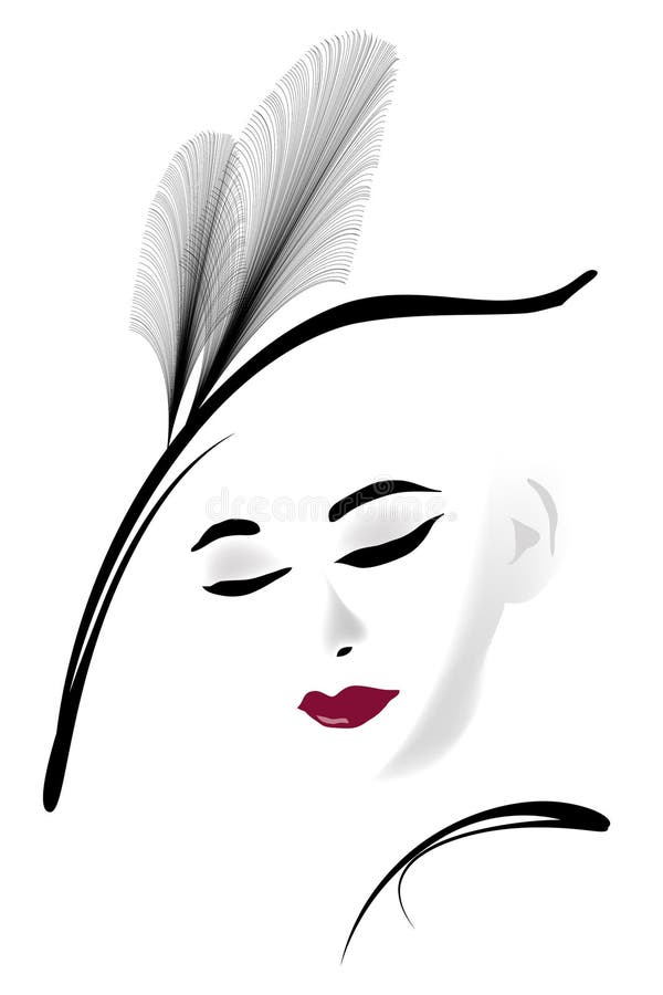 Fascinator Stock Illustrations – 535 Fascinator Stock Illustrations ...