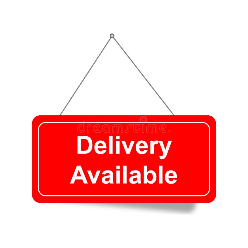 Delivery Available Banner | Large Signage for Retail Business and ...