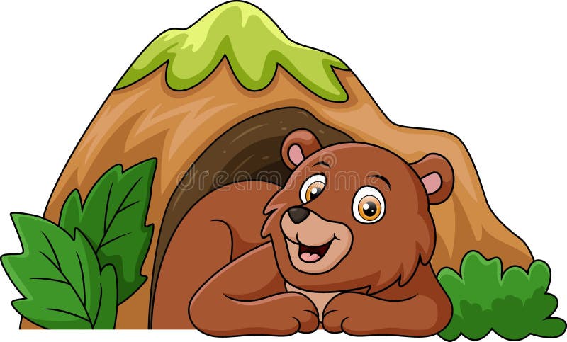 Bear Cave Clipart