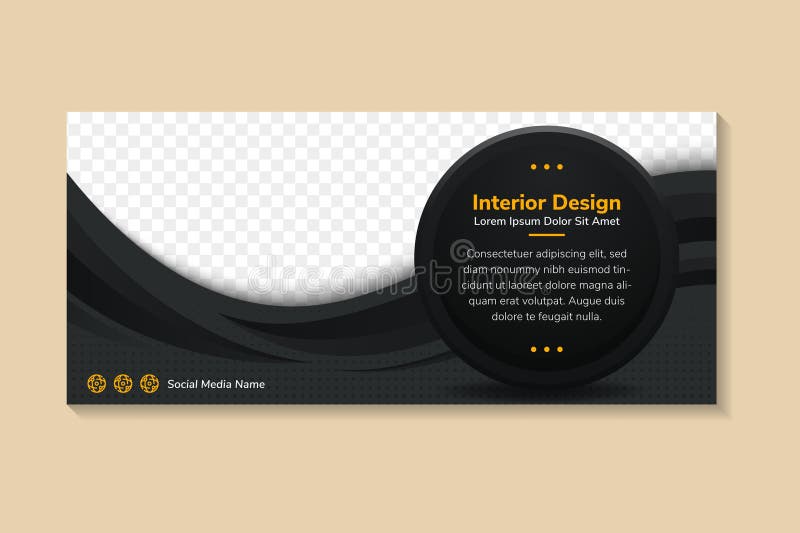 Abstract Banner Template Design Use a Headline is Interior Design Stock ...