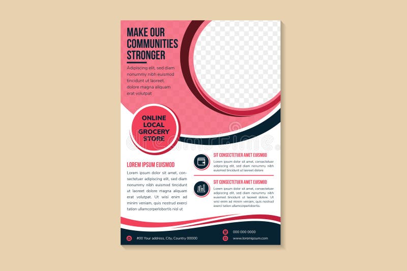 Our Communities Stronger Flyer Poster Pamphlet Brochure Cover Template ...