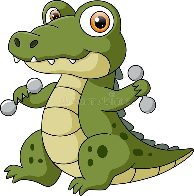 Cartoon Baby Gator