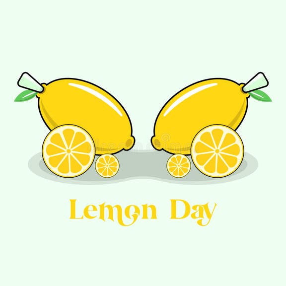 Lemon Month, Lemon Vector, Lemon Icon, Lemon Day Stock Vector ...