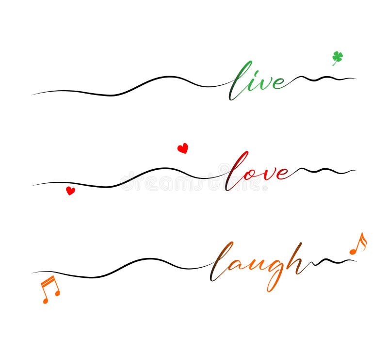 Continuous Line Words Stock Illustrations – 96 Continuous Line Words ...