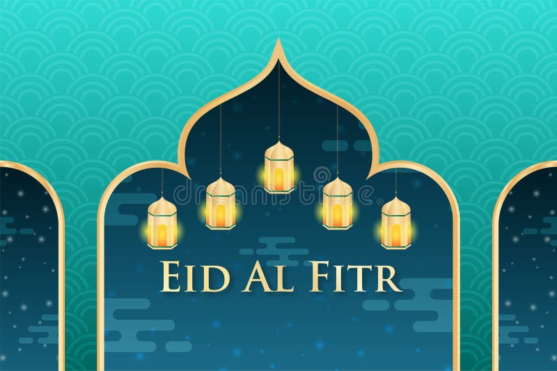 Simple Ramadan Background Design Stock Illustration - Illustration of ...