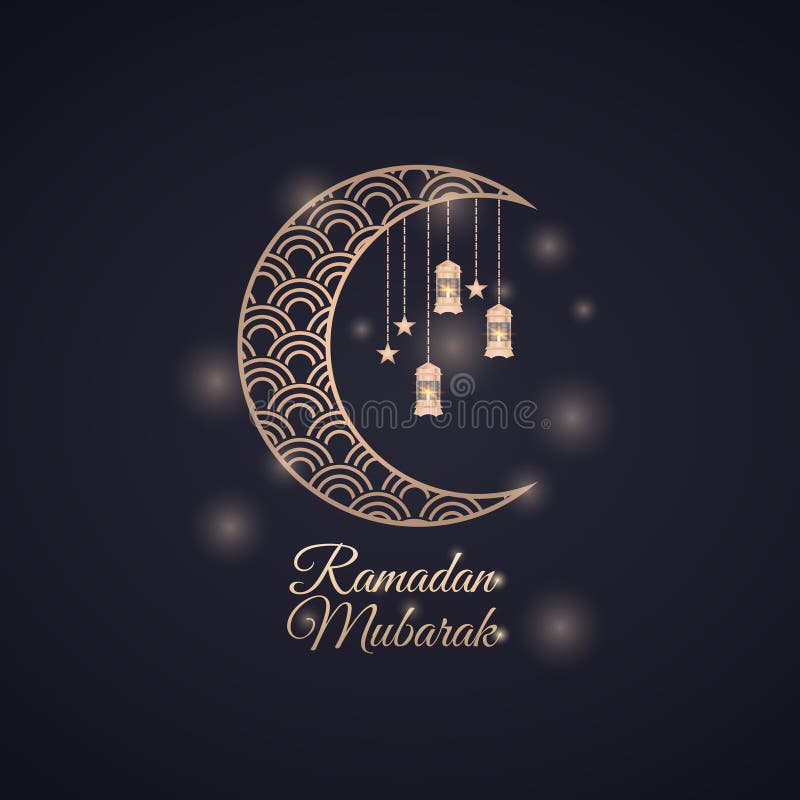Simple Ramadan Background Design Stock Illustration - Illustration of ...