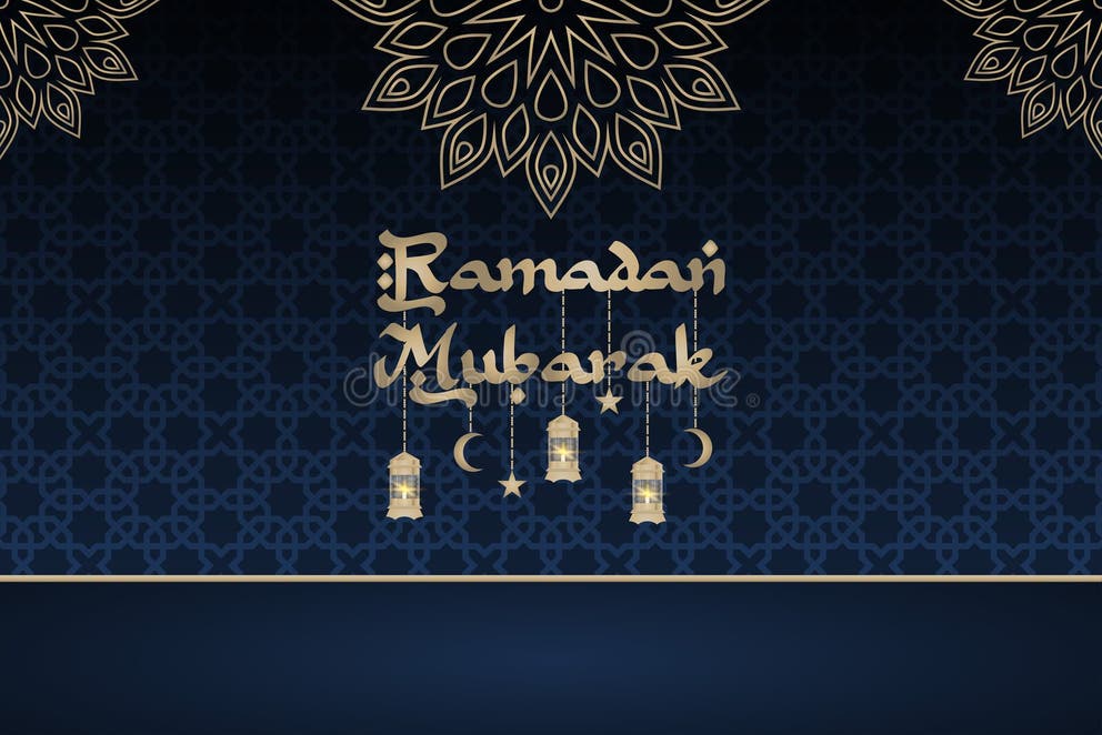 Simple Ramadan Background Design Stock Illustration - Illustration of ...