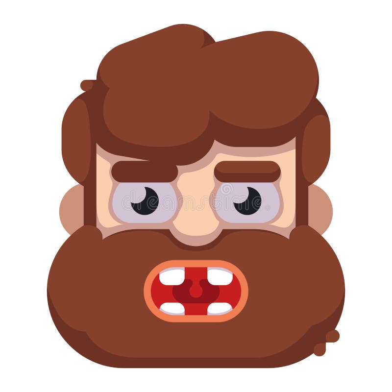 Caveman Face Stock Illustrations – 467 Caveman Face Stock Illustrations ...