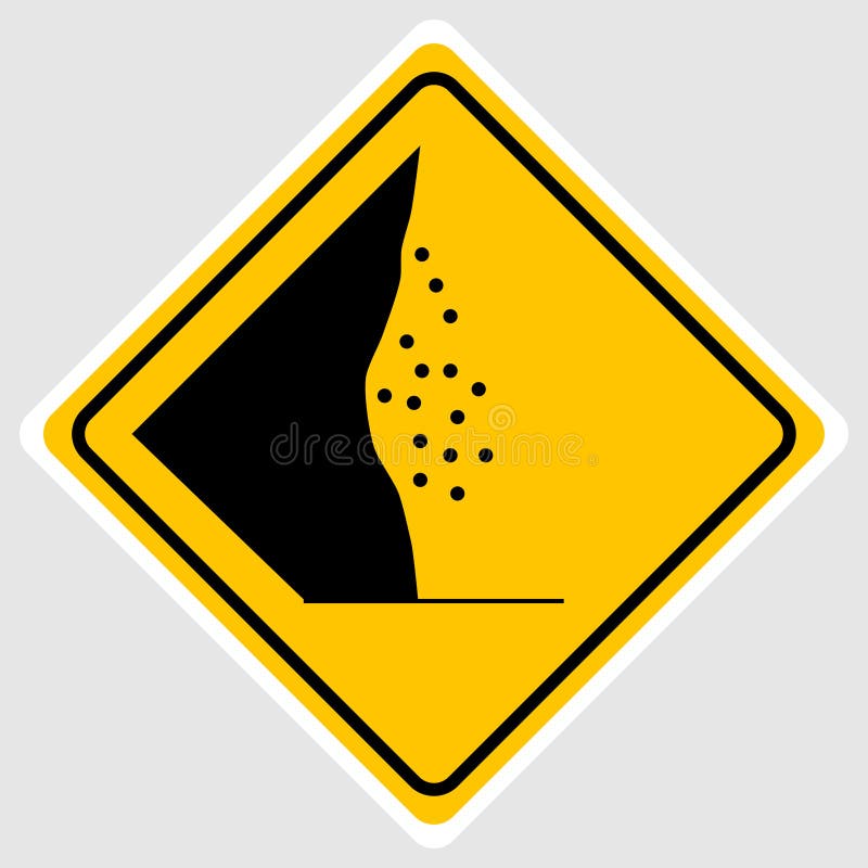 Falling Rock Hazard Stock Illustrations – 650 Falling Rock Hazard Stock ...