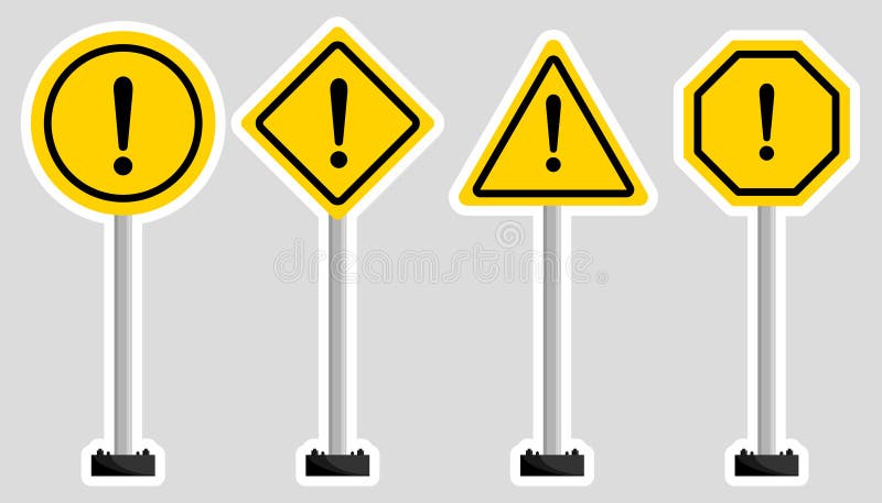 Road Signs Pack Warning Stock Illustrations – 148 Road Signs Pack ...