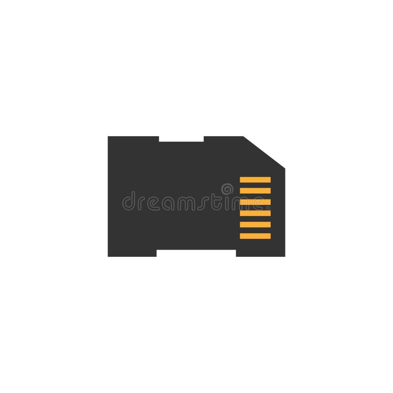 Icon Microchip Template Design Trendy Stock Illustration - Illustration ...