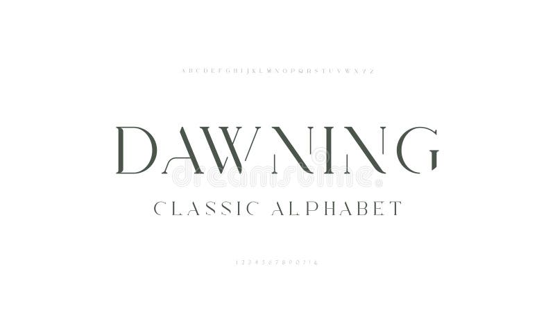 Lettering Alphabet Designs. Typography Modern Serif Fonts Regular ...