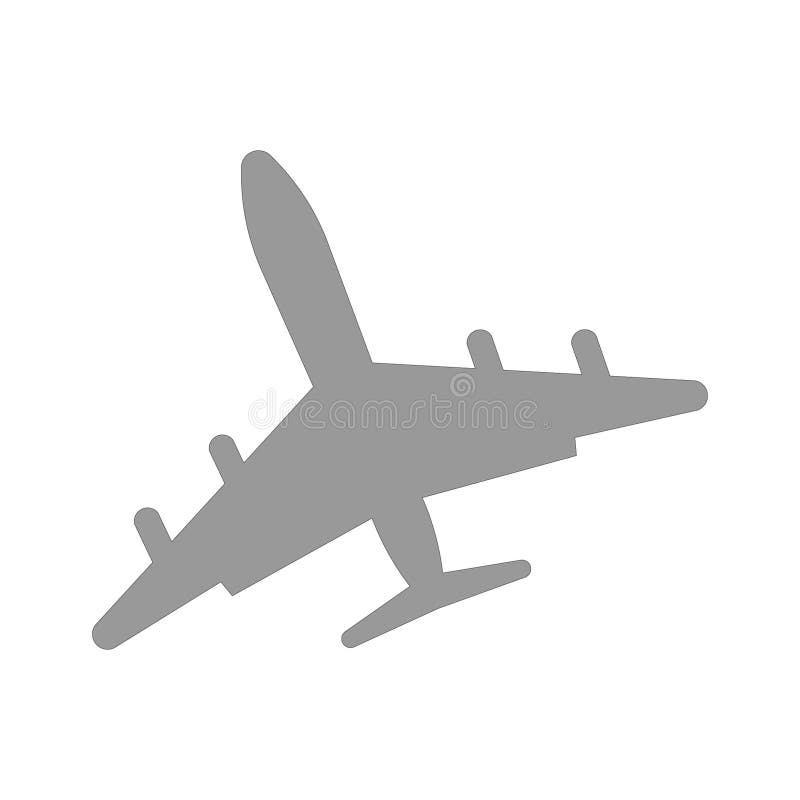 Icon Airplane Military Template Design Stock Illustration ...