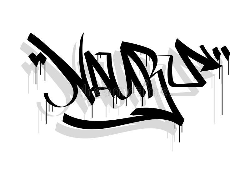 Basic RGB NAURU Country Graffiti Tag Style Stock Vector - Illustration ...